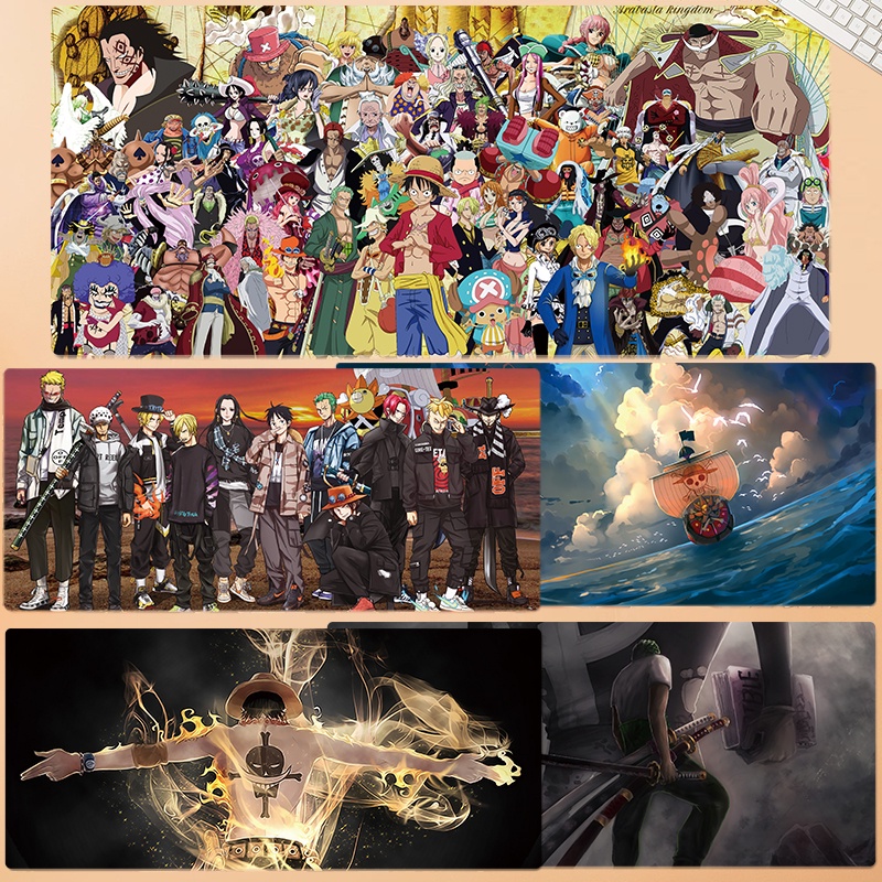 Anime One Piece Mouse Pad Oversized Luffy Sauron Empress Isnami Cartoon ...