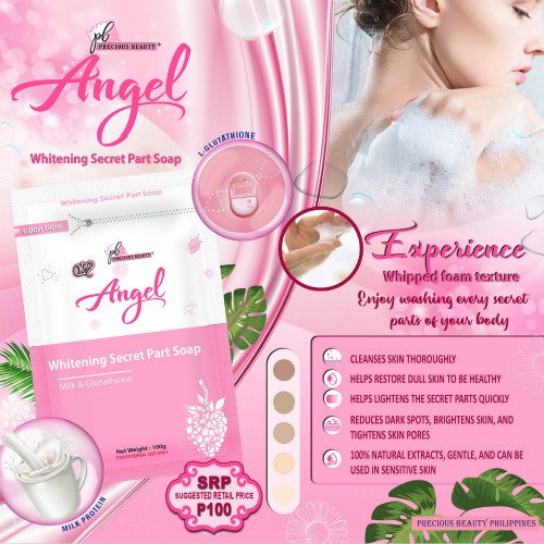PB Angel Whitening Milk and Gluta Secret Part Soap 100g | Shopee Philippines