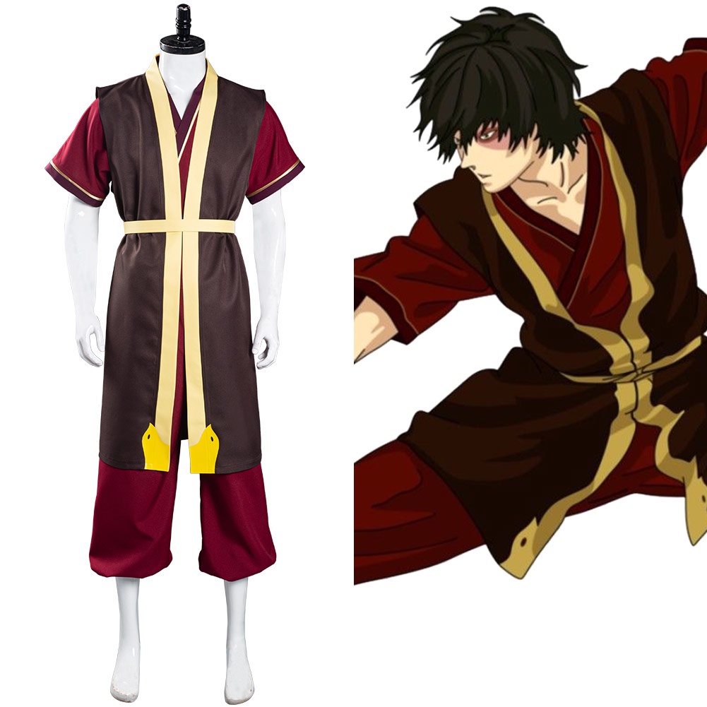 Anime Avatar The Last Airbender Cosplay Zuko Cosplay Costume Uniform ...