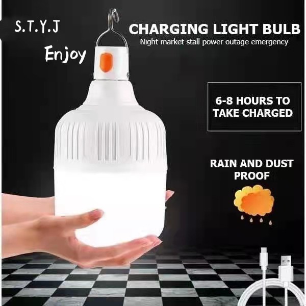 LED Emergency Rechargeable Bulb Light Energy Saving V18W, V24W | Shopee ...