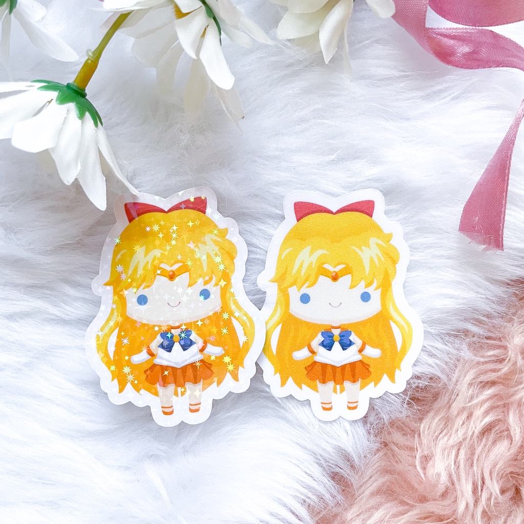 Sailor venus chibi - Die Cut Vinyl Sticker-Sticker Flakes-Laptop ...