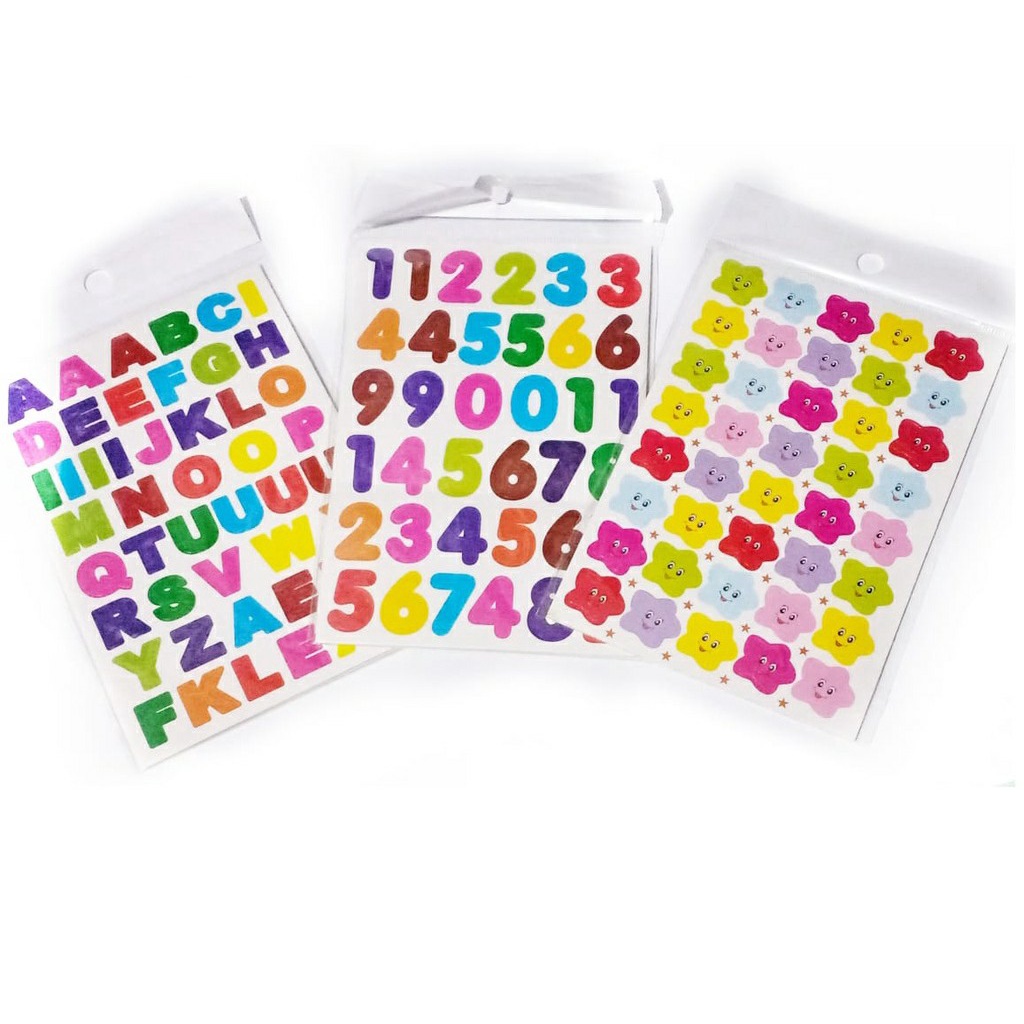 Star/letter/number Reward Stickers | Shopee Philippines