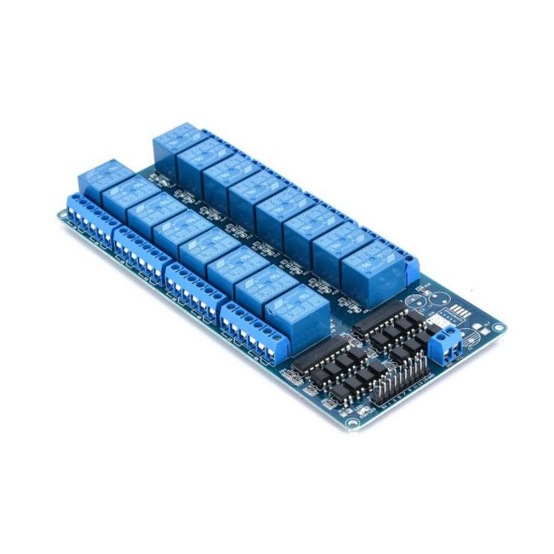 Relay Module 16 Channel 5V for Arduino Compatible 16Ch 5 Volt | Shopee ...