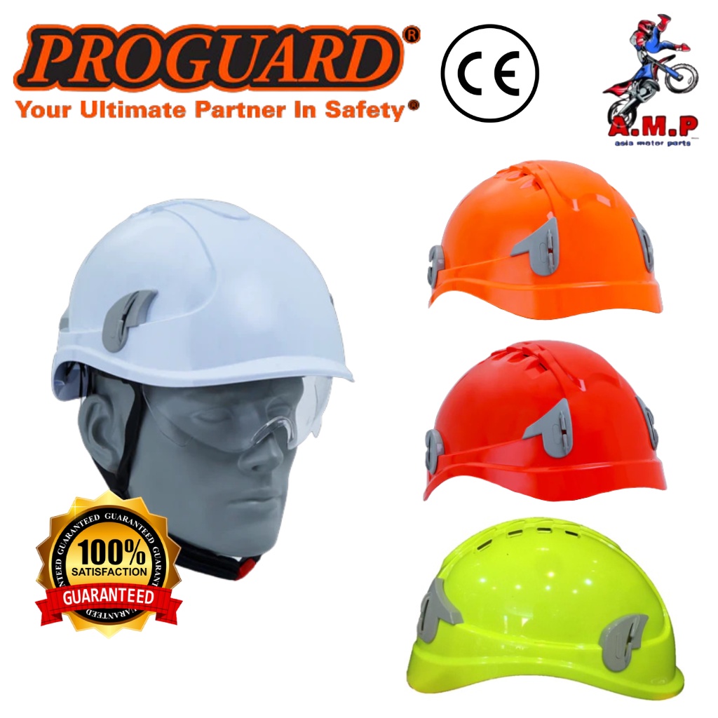 PROGUARD Safety Helmet Alpin Plus Scaffold Comfort Ventilation | Shopee ...