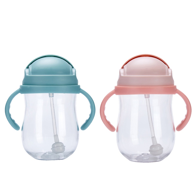 haha 300ml Kid Water Sippy Cup Baby Gravity Drinking Learning Straw ...