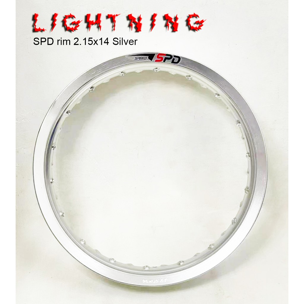 SPD rim 1.85x14 2.15x14 1.85x17 2.50x17 Black Gold Silver 1pcs | Shopee ...