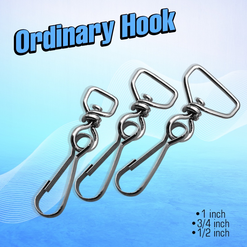 Ordinary Hook Accessories For Id Lace Making Lanyard 100 Pcs | Shopee ...