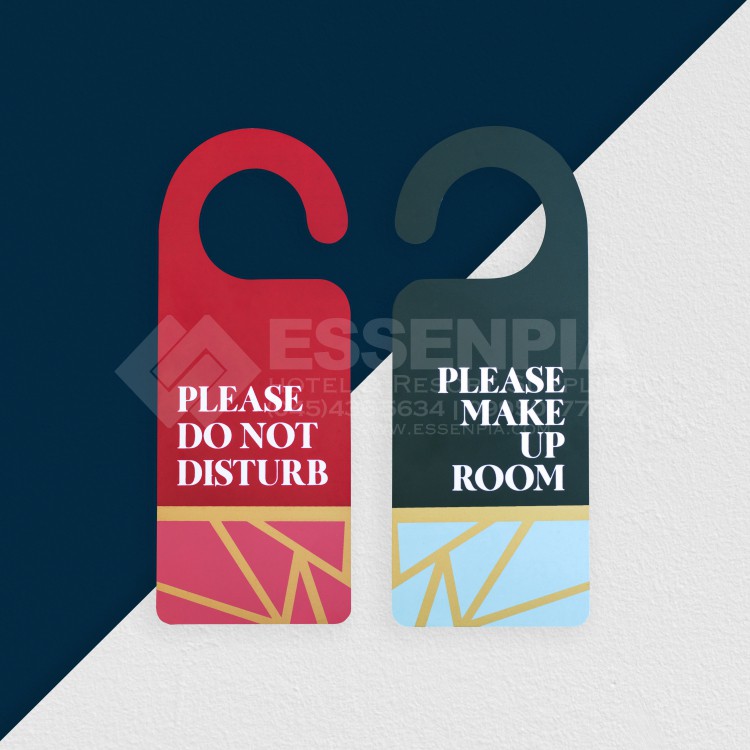 Classic Hotel DOOR SIGNAGE Door Hang (DO NOT DISTURB SIGN - PLEASE MAKE ...