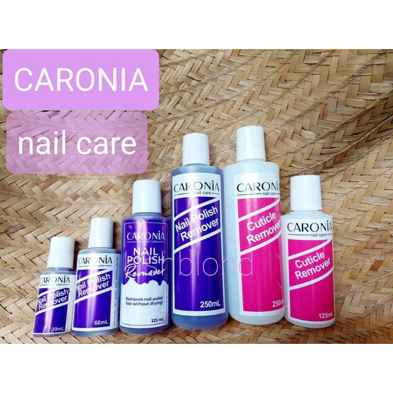 CARONIA CUTICLE acetone merthiolet 30ml, 60ml, 125ml and 250ml Manicure ...