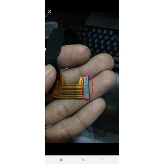 MESIN FUJIFILM XA2 LCD FPC CONNECTOR 55 PIN IN MACHINE 1 PCS FPC LCD ...