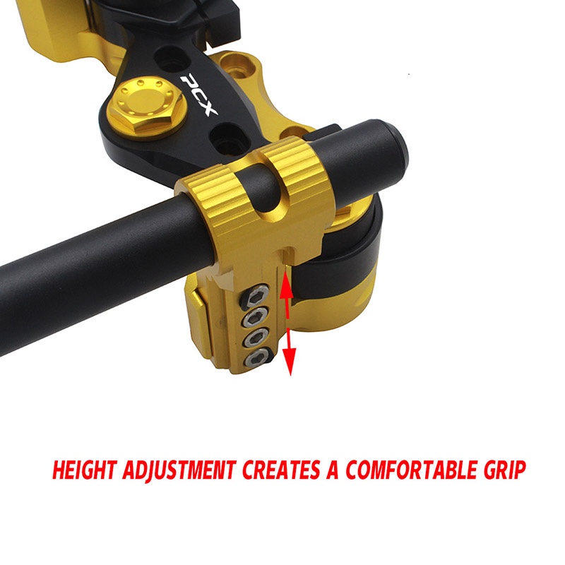 【SEMSPEED】For Honda PCX125 PCX150 PCX160 2012-2024 Motorcycle CNC 7/8 22mm Adjustable handlebar ...
