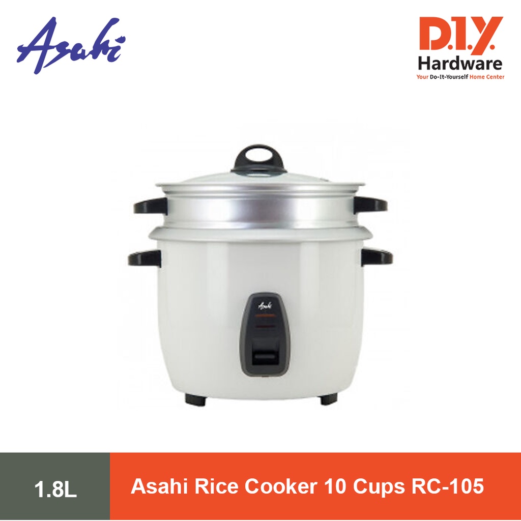 Asahi Rice Cooker 10 Cups Rc-105 Diy Hardware | Shopee Philippines