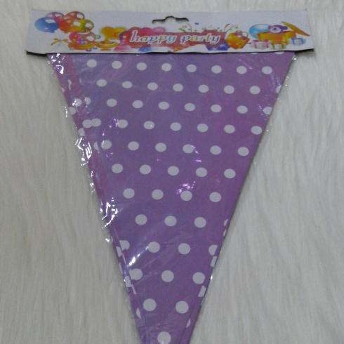 Purple Polka Dots Banner | Shopee Philippines