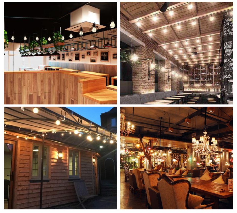 Got Liang 4W 6W E27 E14 220V Retro Edison LED Filament Bulb Lamp C35 ...