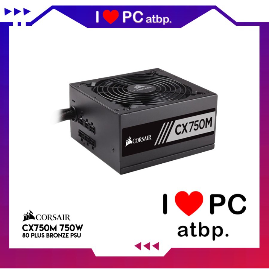 Corsair CX750M 750W 80 Plus Bronze Certified Semi-Modular ATX Power Supply | Shopee Philippines