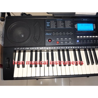 davis d-629 61 keys touch responds w sustain pedal electronic keyboard ...