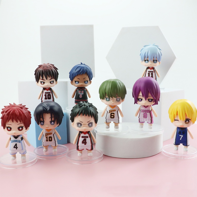 9PCS/Set Kuroko's Basketball Kagami Taiga Hyuga Junpei Kise Ryota ...
