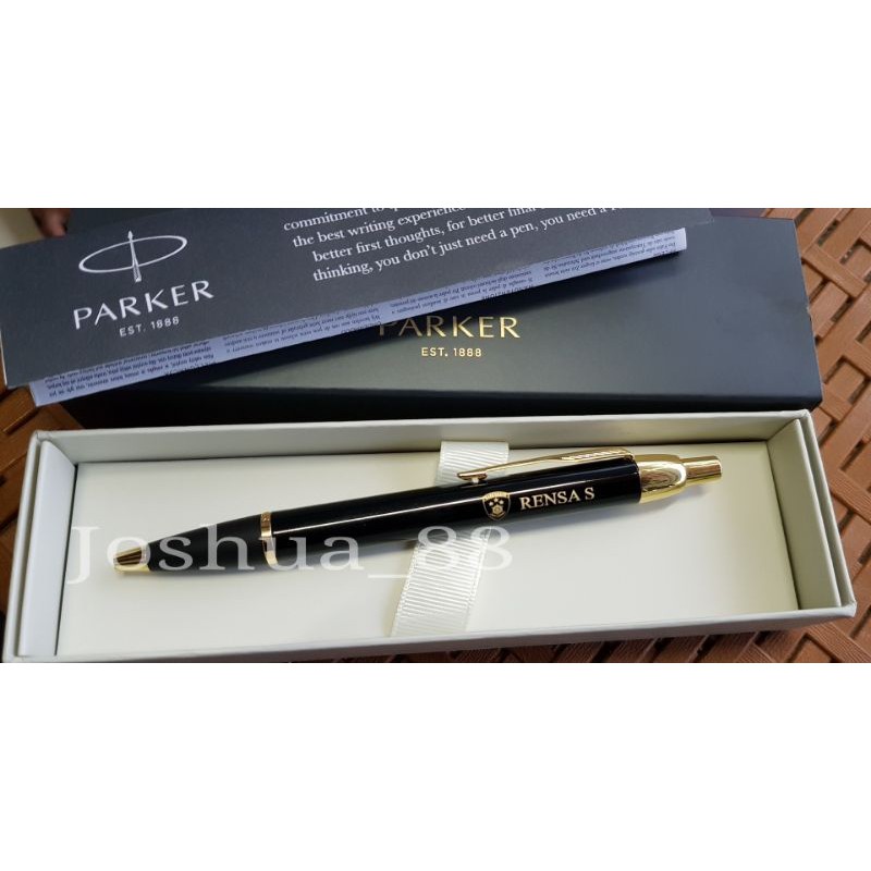 Original Parker IM Pen Custom Engraved with the National Police Bareskrim Logo. You can engrave ...