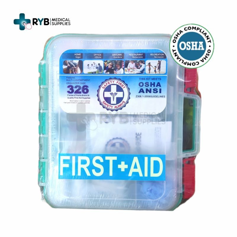 FIRST AID KIT 326 / 357 / 303 Osha Ansi Compliant for home or office | Shopee Philippines
