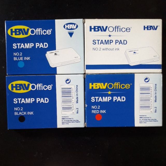 Stamp pad no.2 (hbw office) | Shopee Philippines