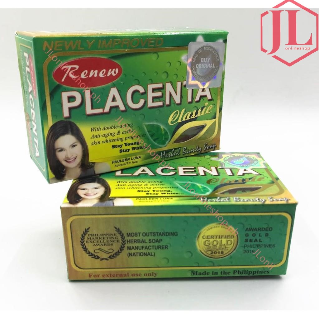 Orange Renew Placenta Soap Classic/white 135g | Shopee Philippines