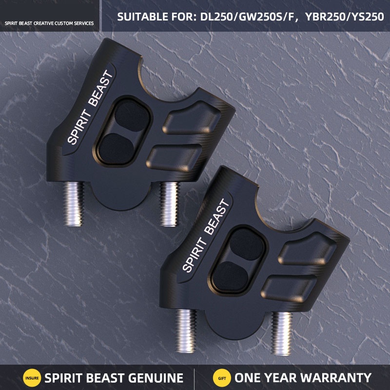 SPIRIT BEAST Motorcycle Handlebar base handlebar heightening Riser ...