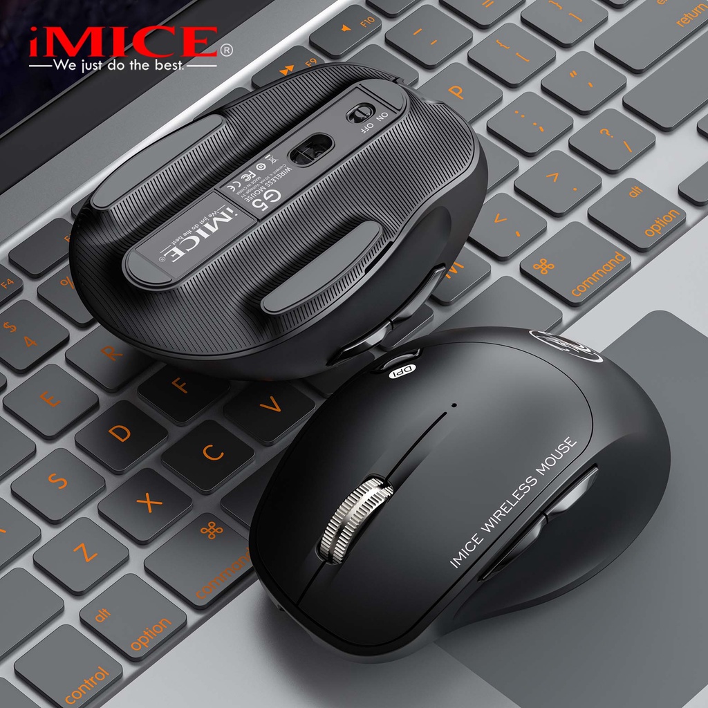 iMICE 2.4GHz Rechargeable Wireless Mouse G5 for PC Computer Laptop ...
