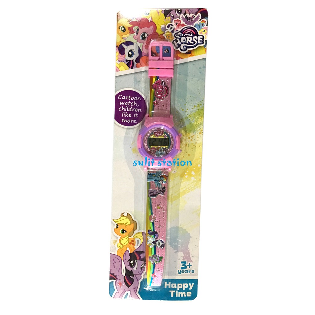 MLP MY LITTLE PONY GLITTERS KIDS DIGITAL WATCH watches | Shopee Philippines