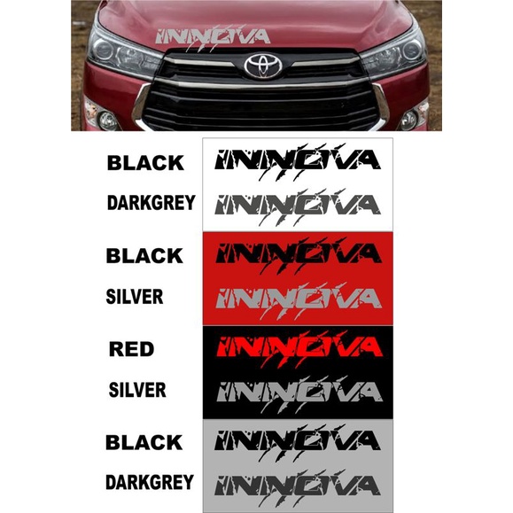 Toyota Innova Hood Sticker Decals Monster Claw Design | Shopee Philippines