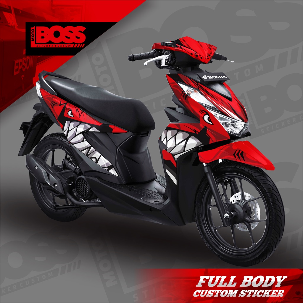 Decal Sticker Honda Beat Deluxe 2020 2021 2022 Full Body Sticker Decal ...