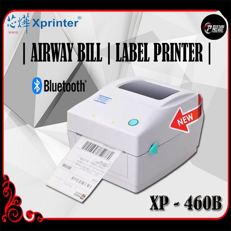 Xprinter XP-460B [Bluetooth] sticker printer waybill sticker printer | Shopee Philippines