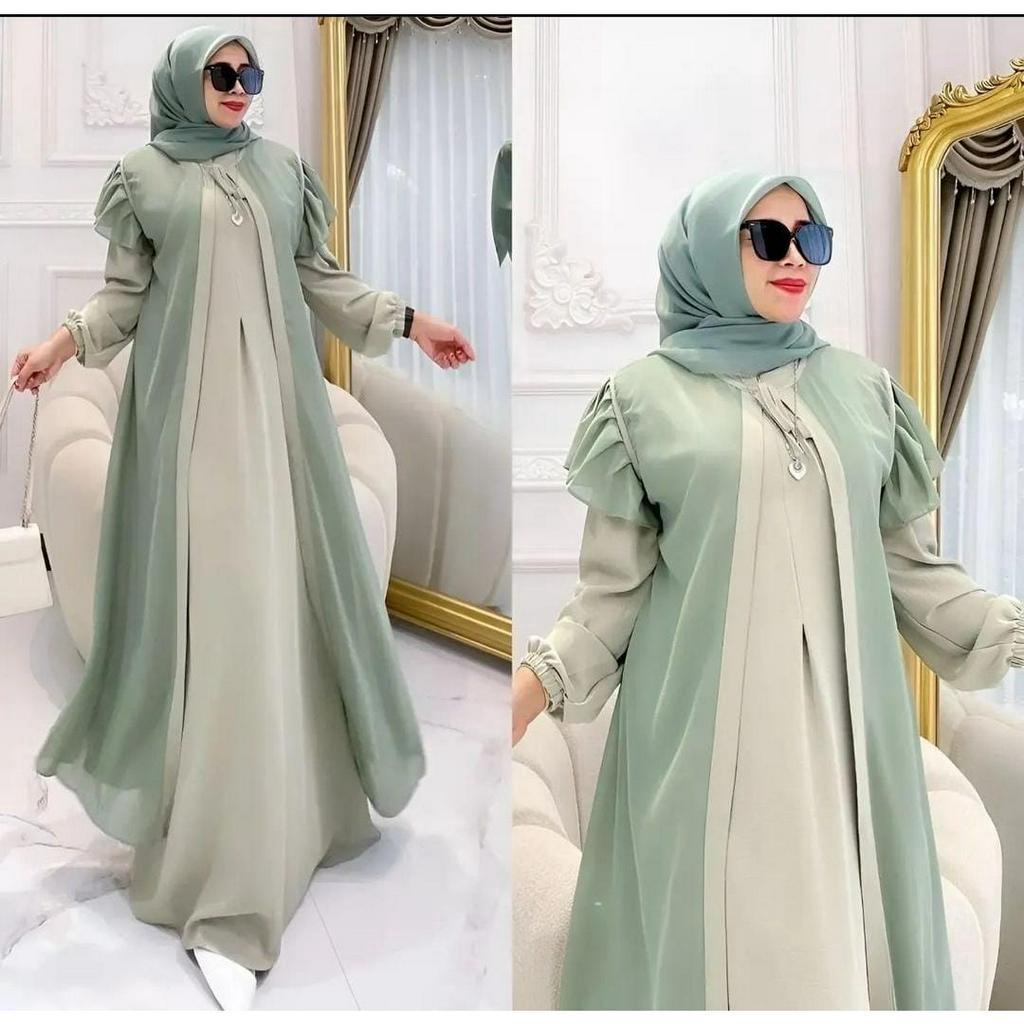 Karin Dress Brocade Mix Brocade Latest Viral Robe 2022 Contemporary ...