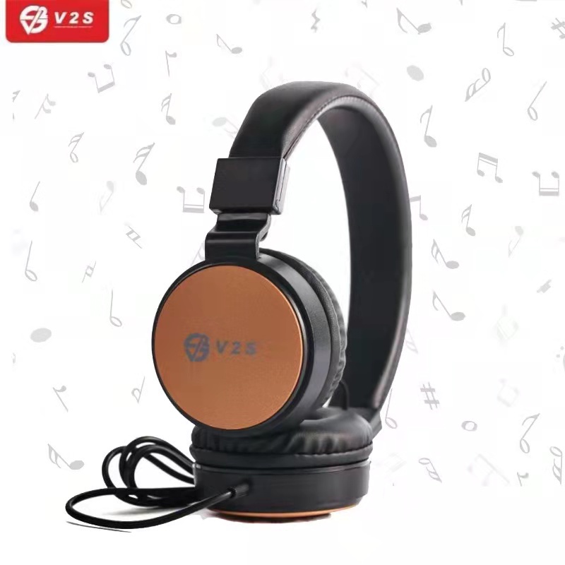 V2S SE5222 Collapsible 3.5mm Standard Wired Headphone Foldable ...