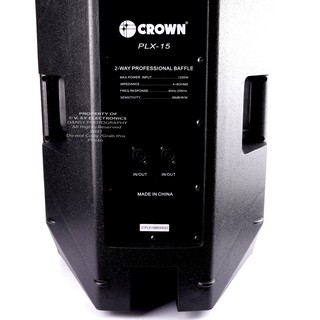 1pc. 2023 Original CROWN PLX-15 1200W 4 - 8 Ohms 15 Inches 2-Way ...
