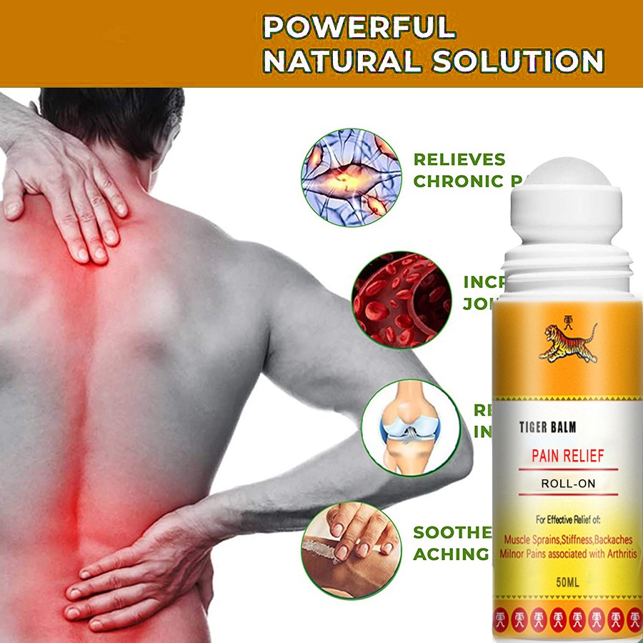 Pain Relief Roll-On,Lab Tested Formula for Arthritis, Back, Knee, Joint ...