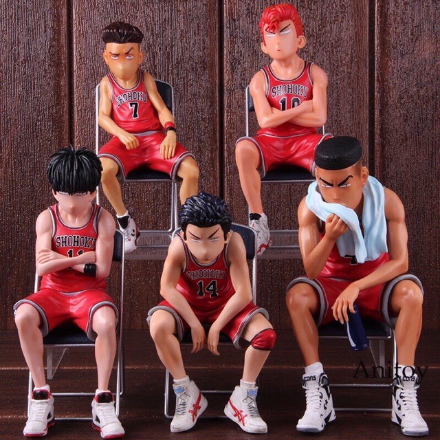 Slamdunk Slam Dunk Set of 5 Sakuragi Rukawa Mitsui Miyagi Akagi ...