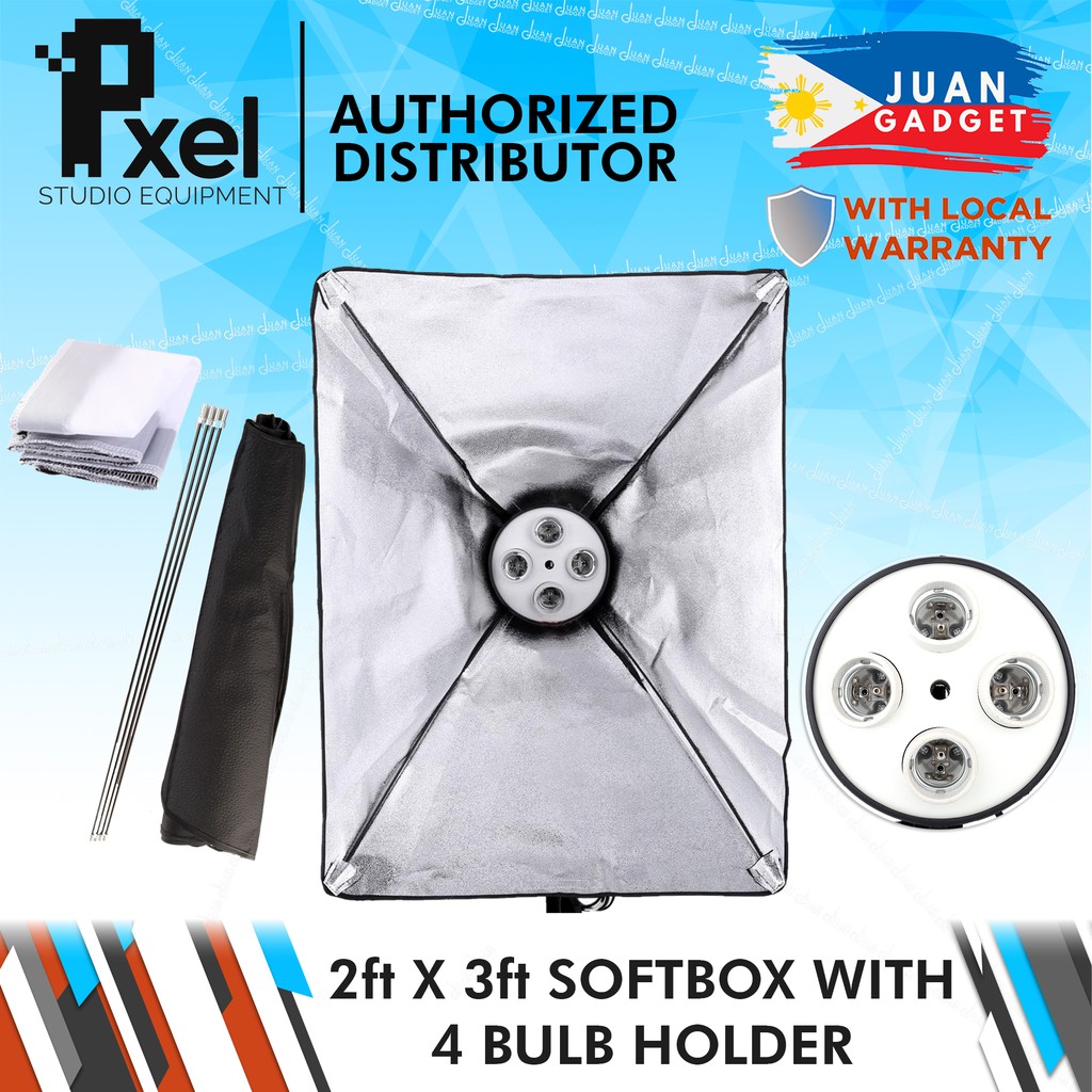 [CLEARANCE] Pxel SB-4B-60X90 4 bulb light head Softbox Continuous ...