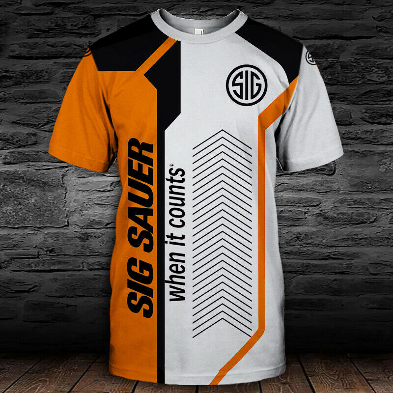 SIG SAUER-Top Gift-Men's T-Shirts 3D- SO COOL | Shopee Philippines