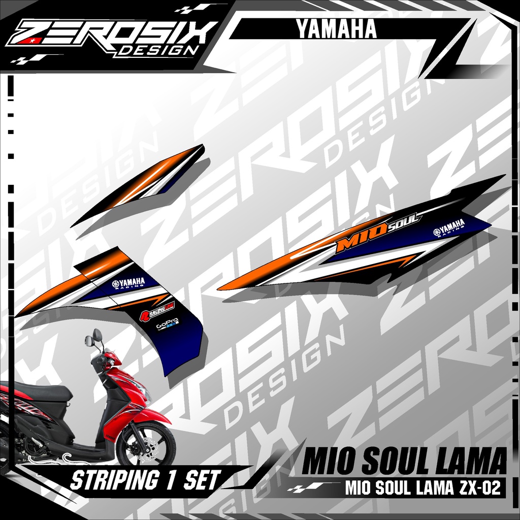 Mio SOUL Striping Sticker - Sticker Striping Variation list YAMAHA MIO ...