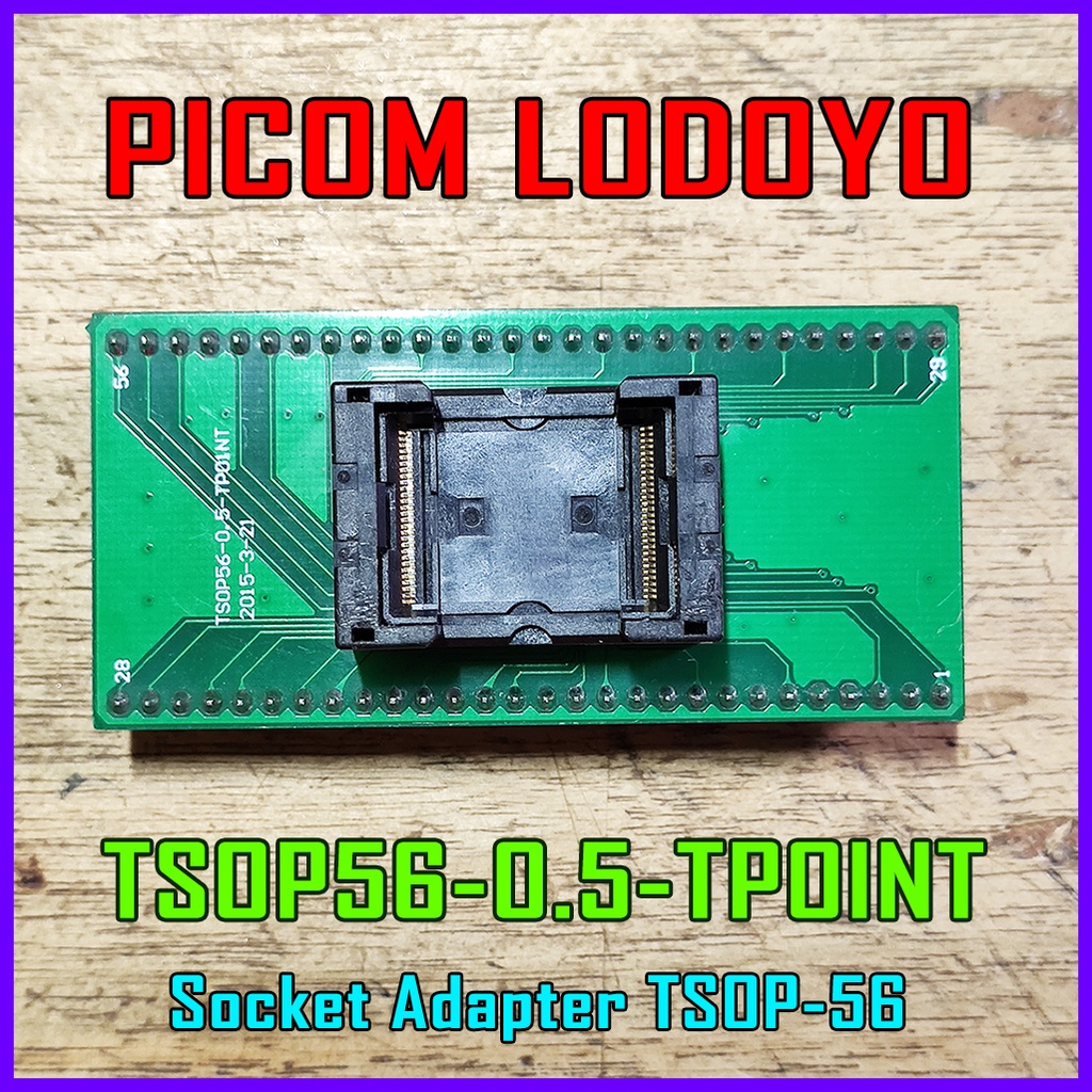 Tsop56-0.5-tpoint Socket Adapter TSOP56 To DIP56 TSOP-56 DIP-56 Nand ...