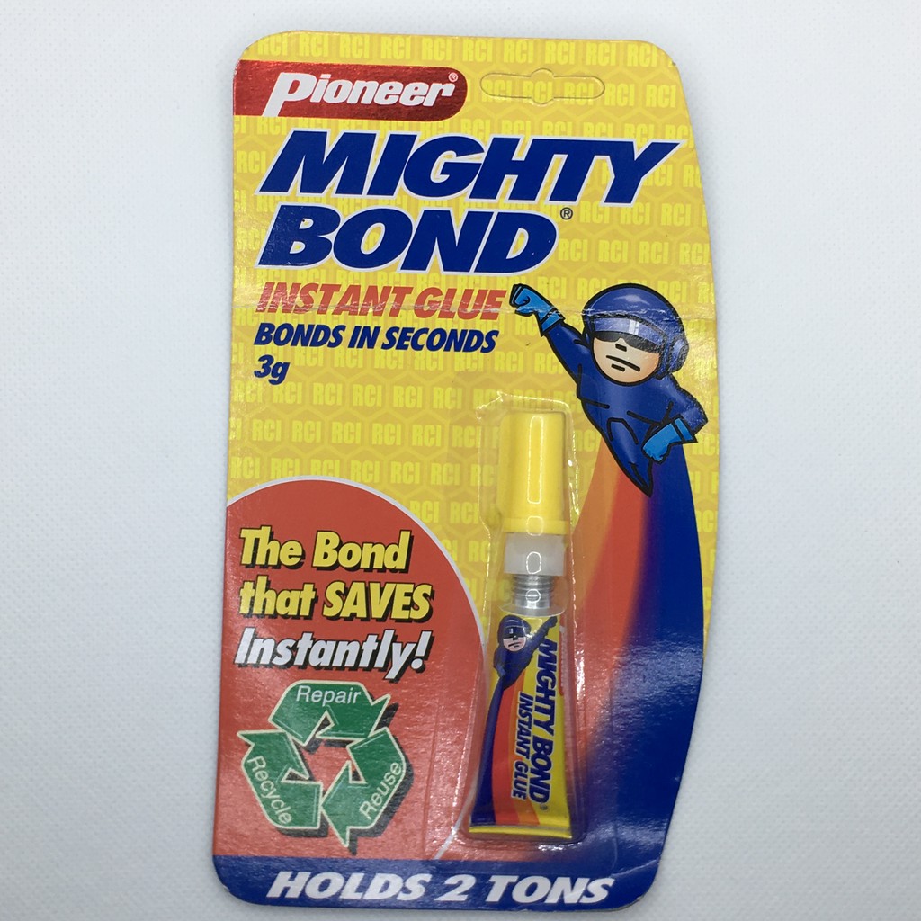 Pioneer Mighty Bond Instant glue 3G | Shopee Philippines