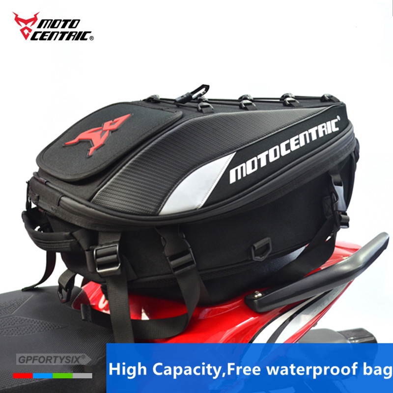 Waterproof Motorcycle Tail Bag Multifunction Motorcycle Back Seat Rear ...