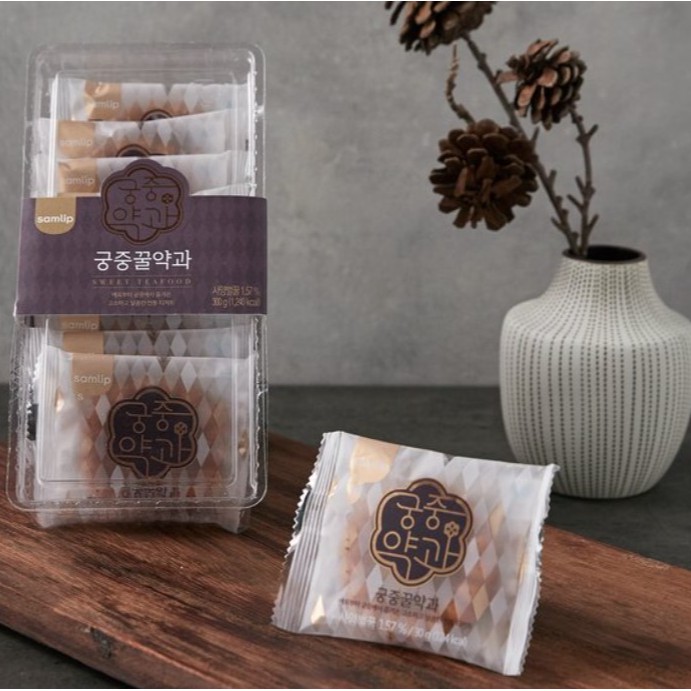 Samlip Royal Honey Cookie Yakgwa 300g 10pcs/Box | Shopee Philippines