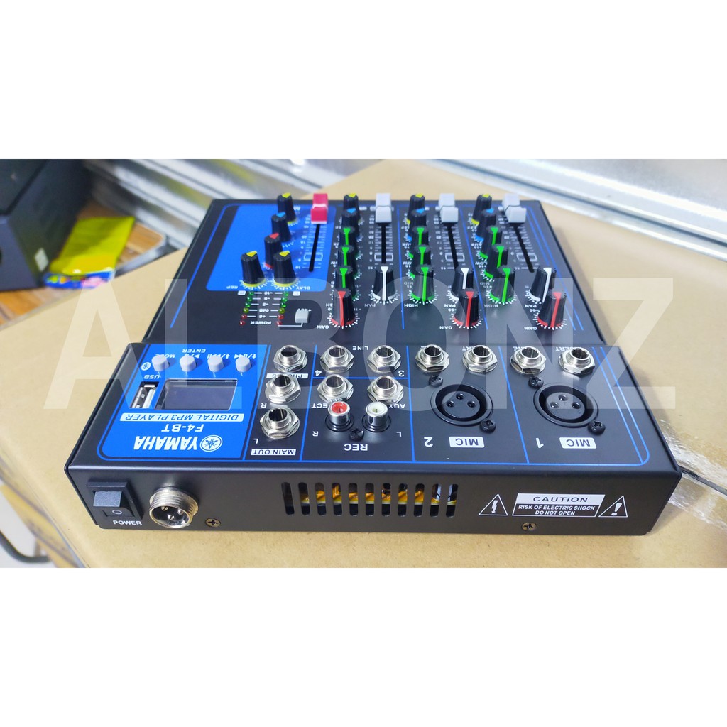 Professional 4 Channel Yamaha Mixer F4 with USB and Bluetooth | Shopee Philippines