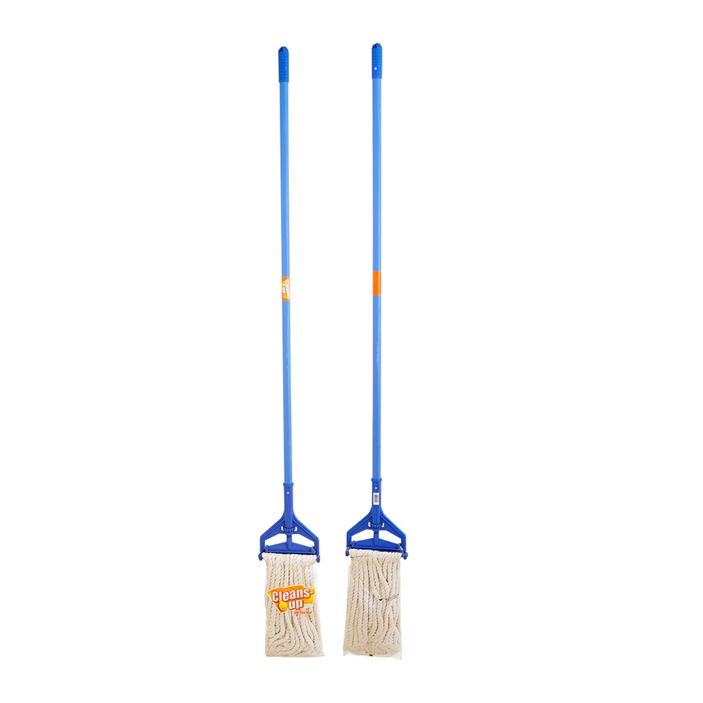 Cleans Up Cotton Mop Medium With Handle (Heavy Duty, commercial office ...
