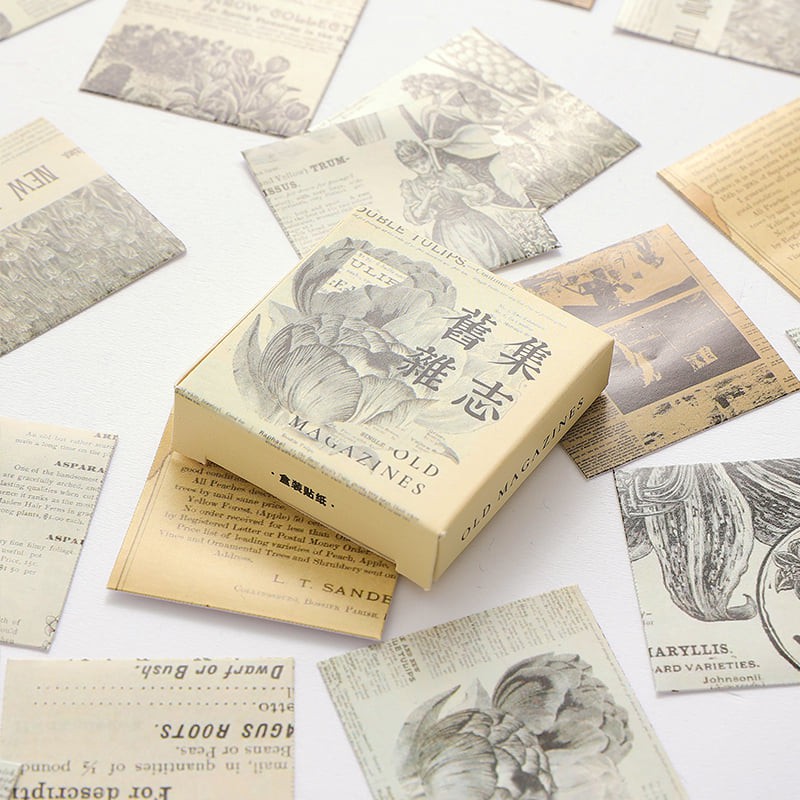 Set Of 45 Decorative Stickers Retro Jen Shop Style | Shopee Philippines