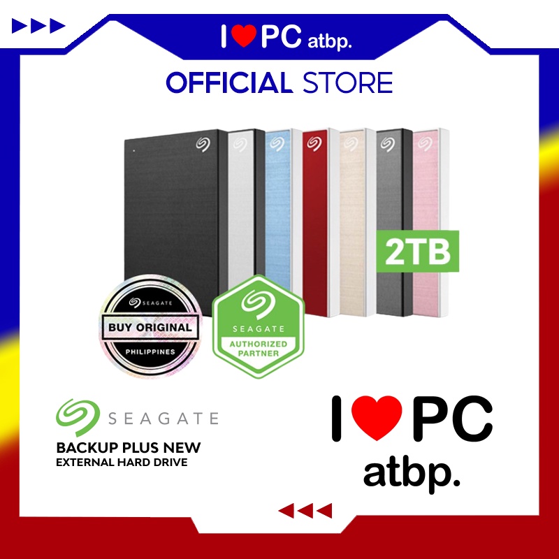 Seagate 2TB One Touch / Backup Plus Slim 2TB NEW Portable External Hard ...