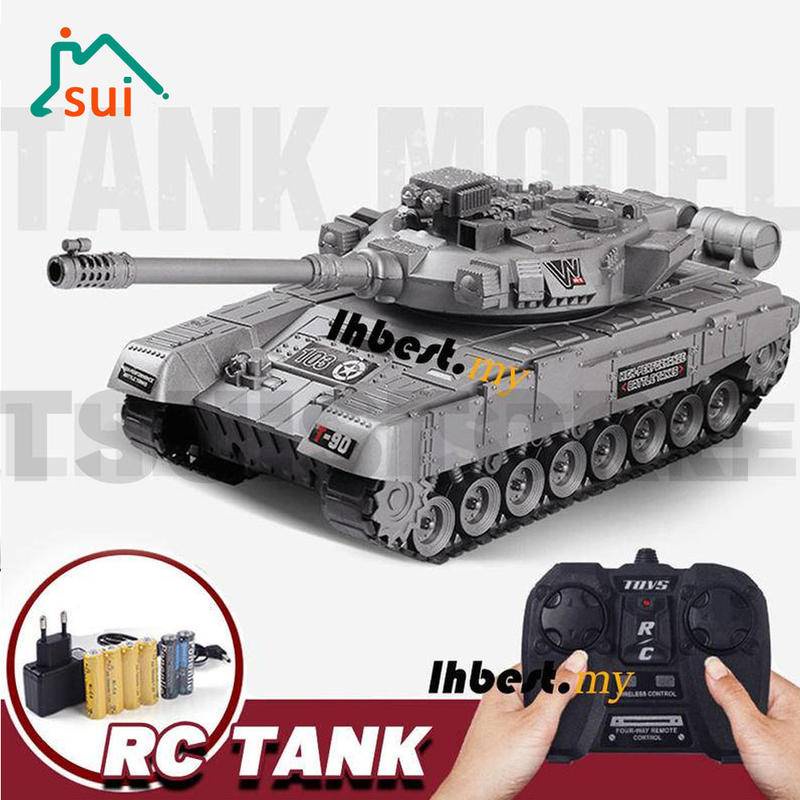 RC Remote Control Military Tank Car Toy Vehicle Lighting Off-road ...