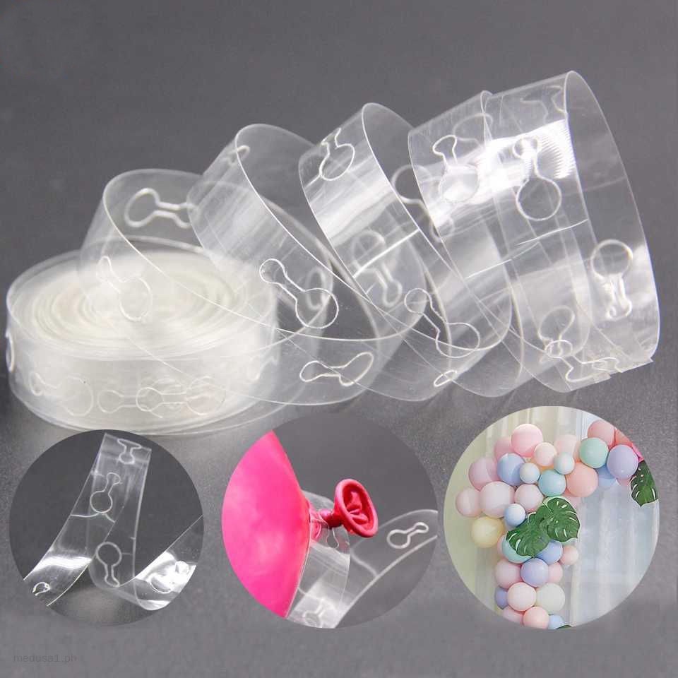 1Set 5M DIY Balloon Chain Double Hole Latex Balloons Modeling Tool Tie ...