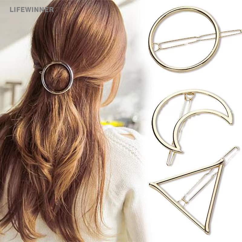 Korean Triangle Hair Clip / Girls Metal Bangs Hairpin / Ladies Simple ...